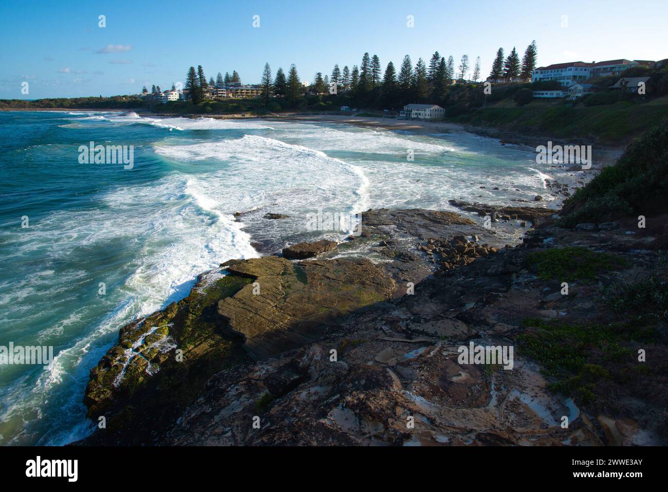 Yamba Beach, Yamba, NSW Australia Stock Photo - Alamy