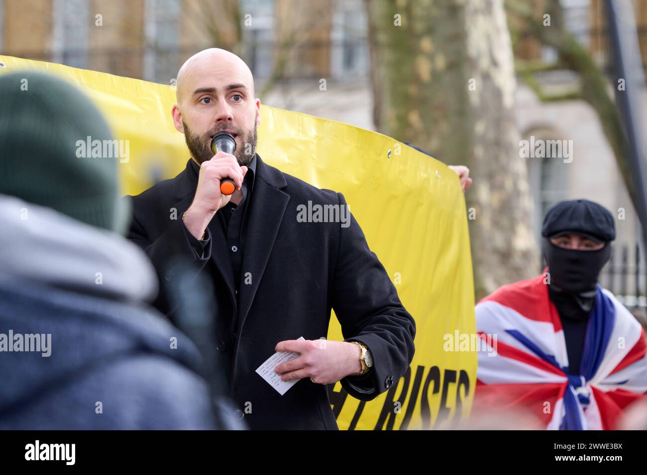 London, England, UK. 23rd Mar, 2024. Turning Point UK's chief ...