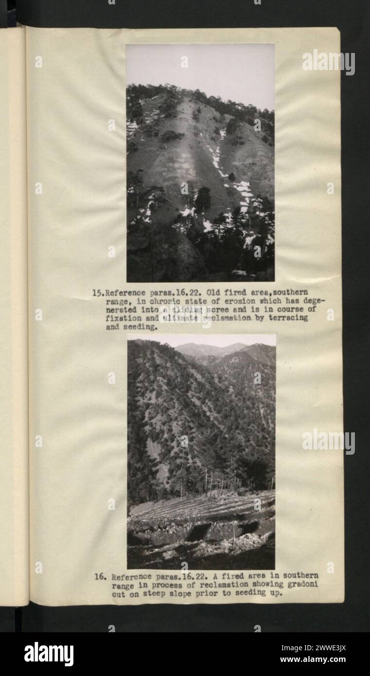 Description: 15. Old fired area, southern range, in chronic state of ...