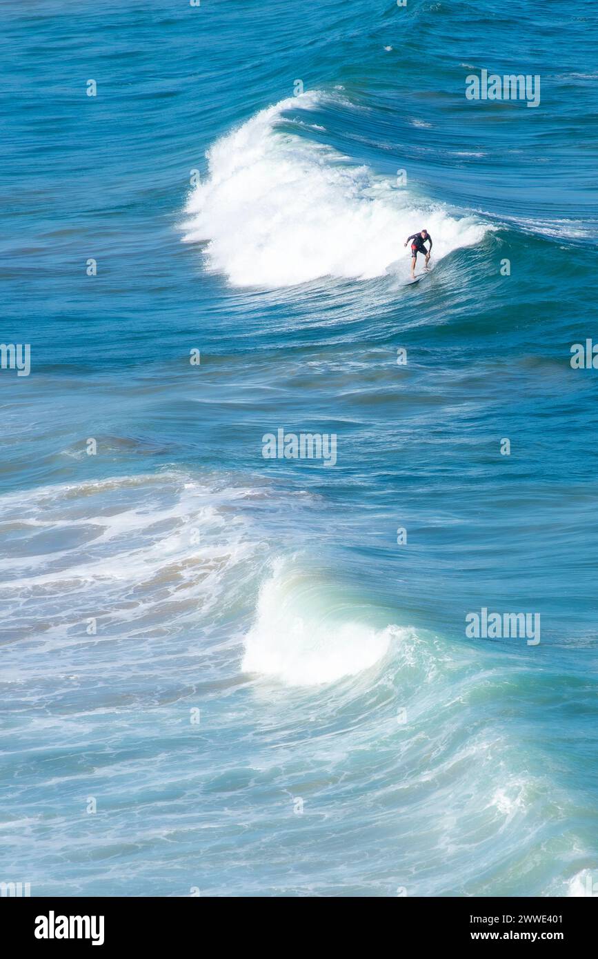 Surfer Riding Waves, Yamba, NSW, Australia Stock Photo - Alamy