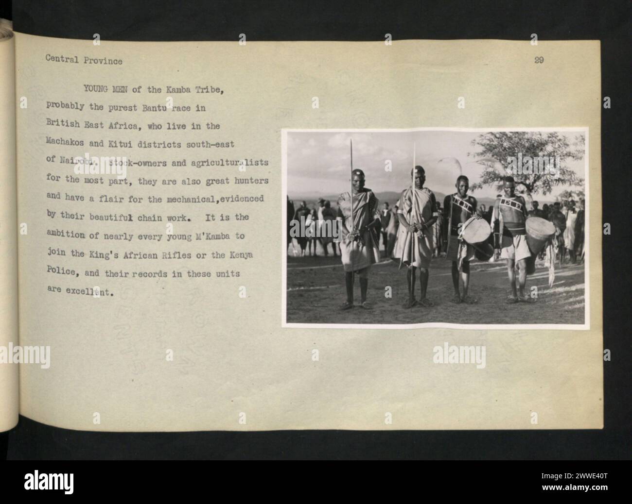 Description: Young men of the Kamba Tribe Location: Central Province ...