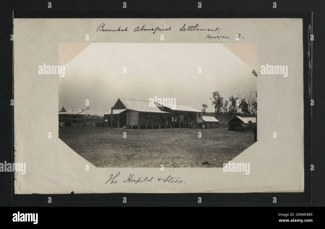 Description: Barambah Aboroginal Settlement, Murgon, Q.. The Hospital ...