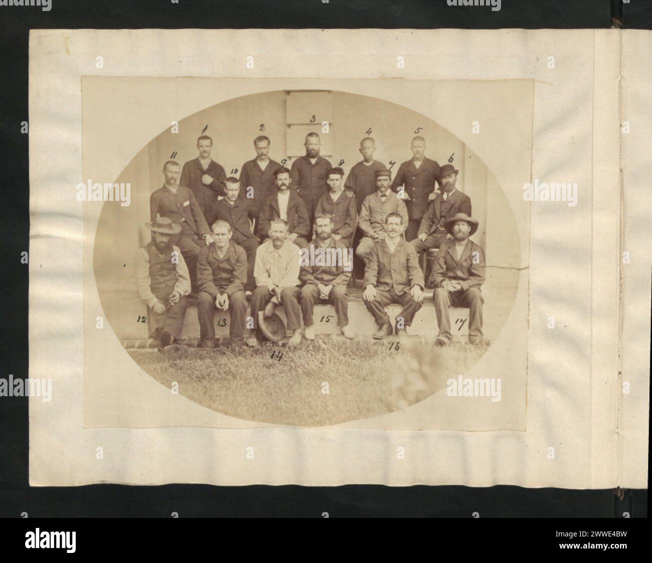 The surviving crew members of the S.S. Nisero are depicted in Malaya ...