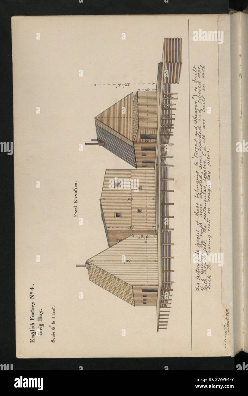 English Factory No. 4 in Brig Bay, Canada, built in 1892 using 1-inch ...