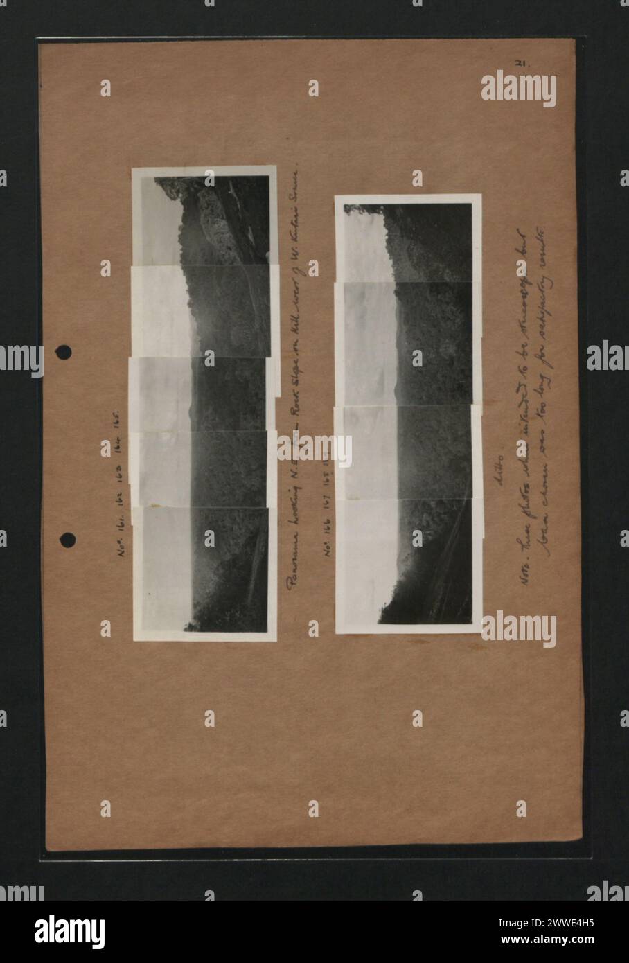 Description: Panorama looking N.E. from Rock Slope on Hill west of W ...