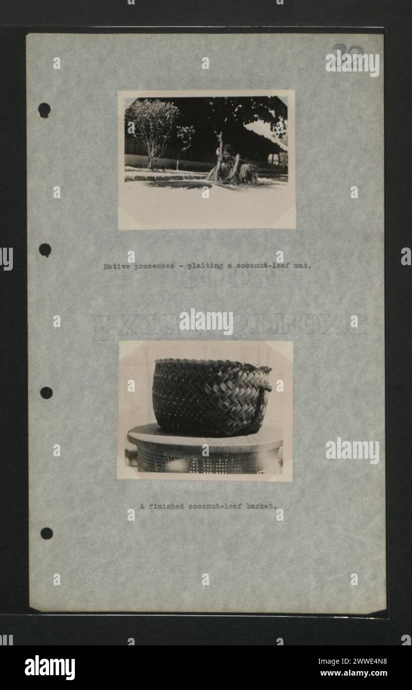 Kiribati basket hi-res stock photography and images - Alamy