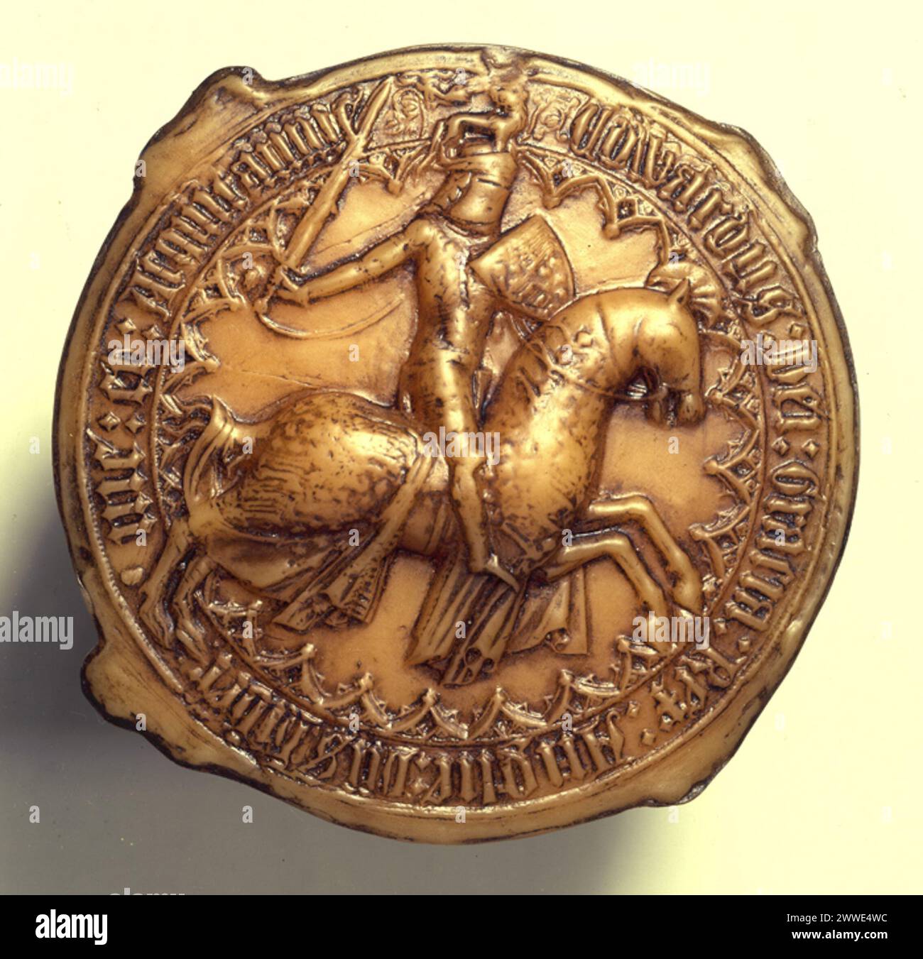 Great Seal of Edward III Description: Modern reproduction of the ...