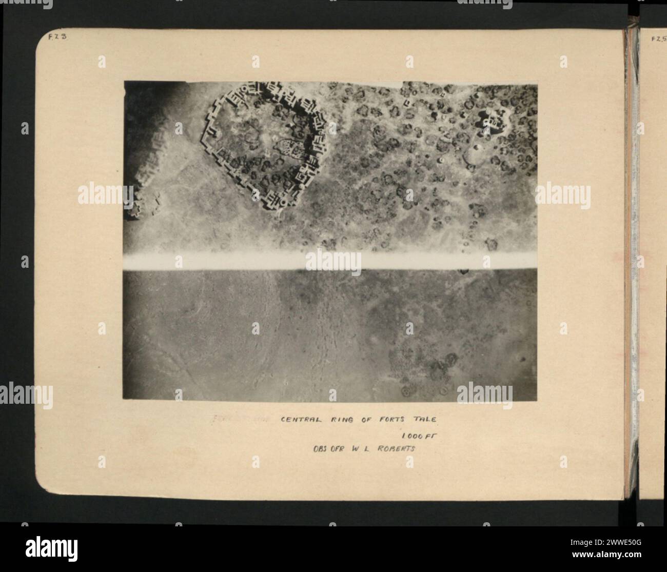 Description: Central Ring of Forts Tale. 1,000 ft. OBS OFR W L Roberts ...