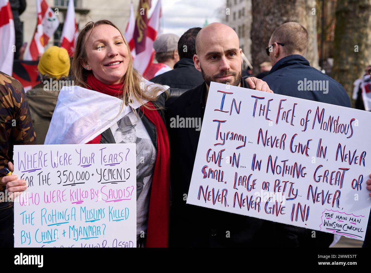 London, England, UK. 23rd Mar, 2024. Turning Point UK's chief ...