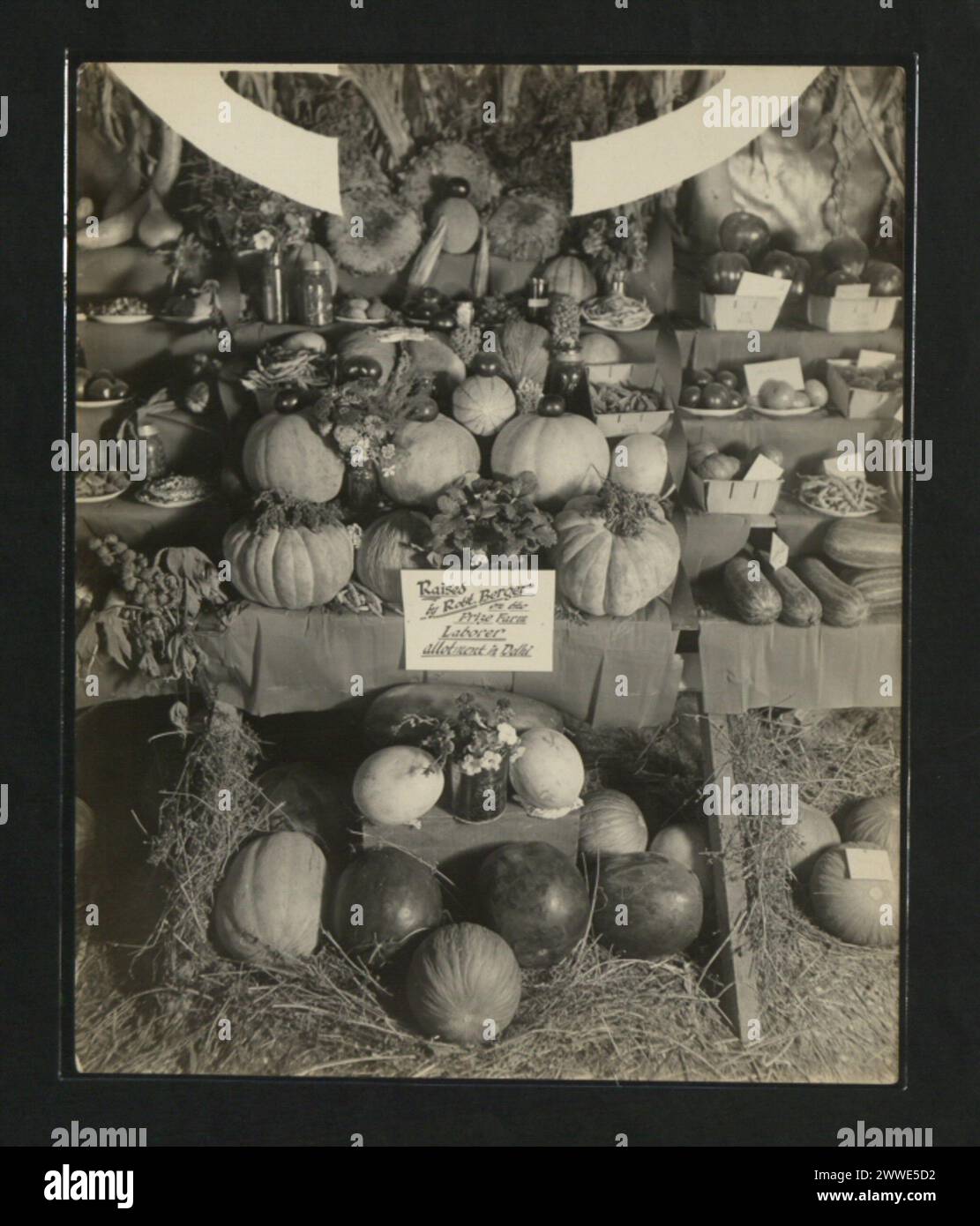 Robert Berger, a farm laborer, is shown at an exhibit on the Delhi ...