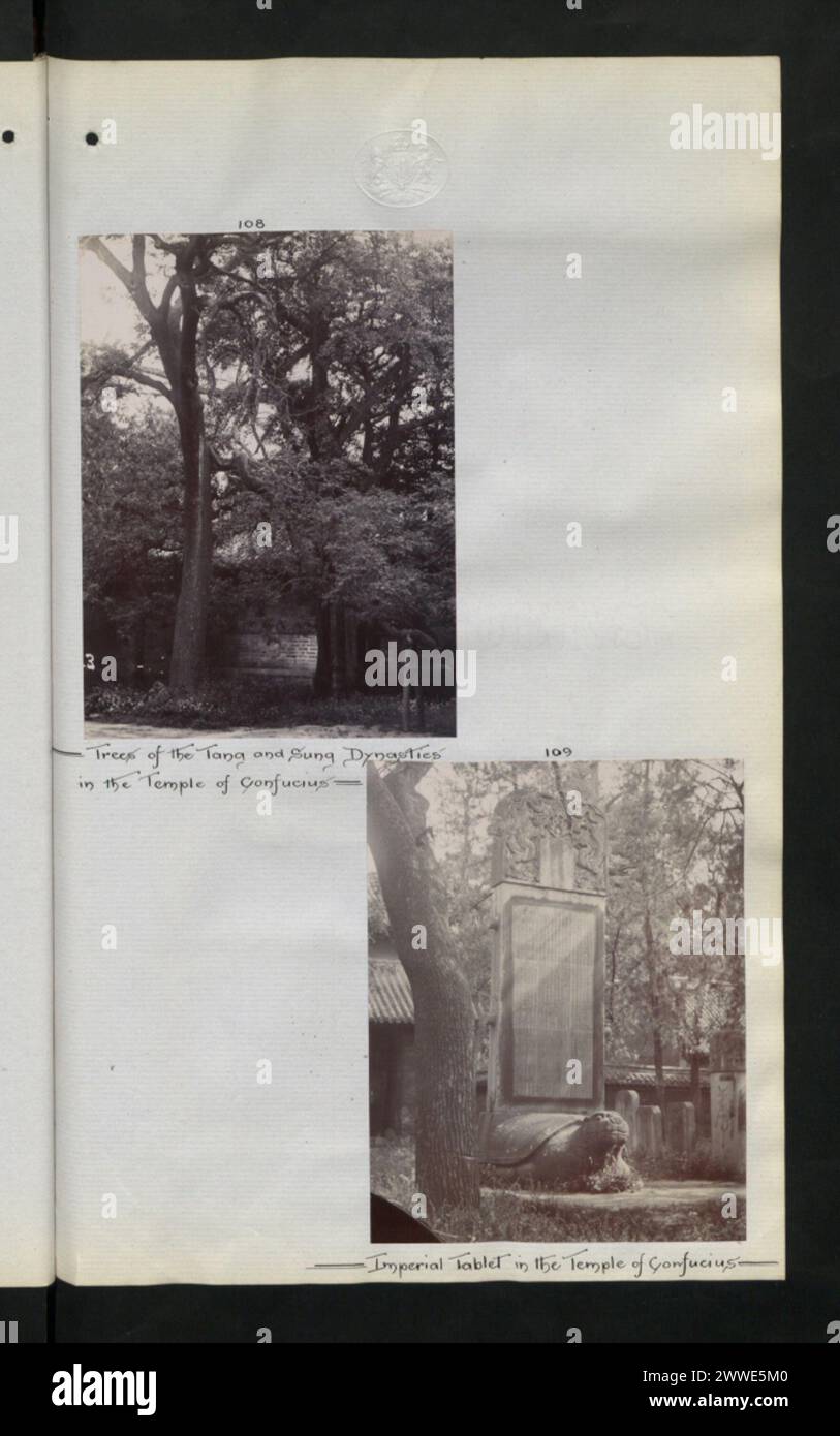 Description: Trees of the Tang and Sung Dynasties in the Temple of ...