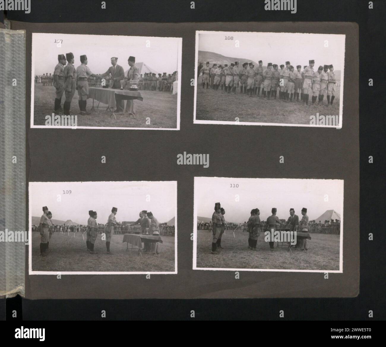 Description: Photographs of the Cavalry Regiment annual sports at Samakh, Palestine Location ...
