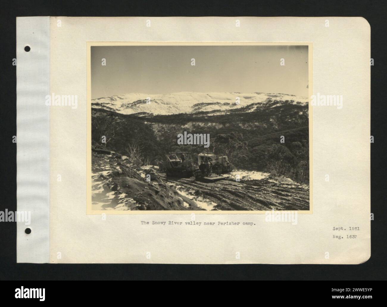 The Snowy River valley near Perisher camp, Australia, was documented in ...
