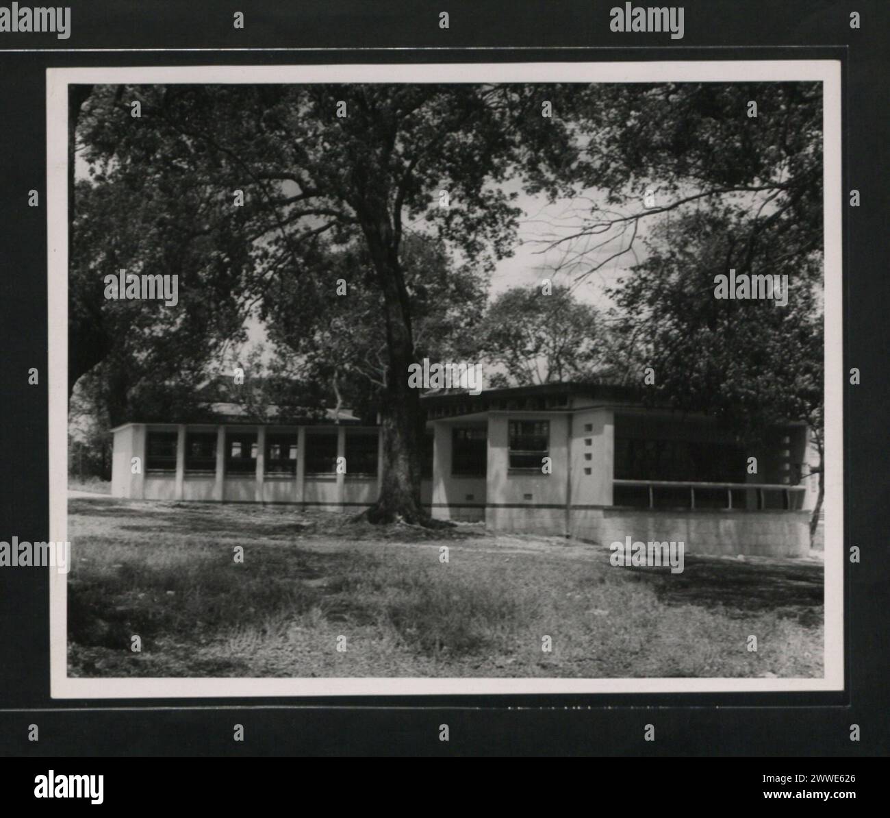 Description: Harrisons College. New Library. 1949. Location: Barbados ...