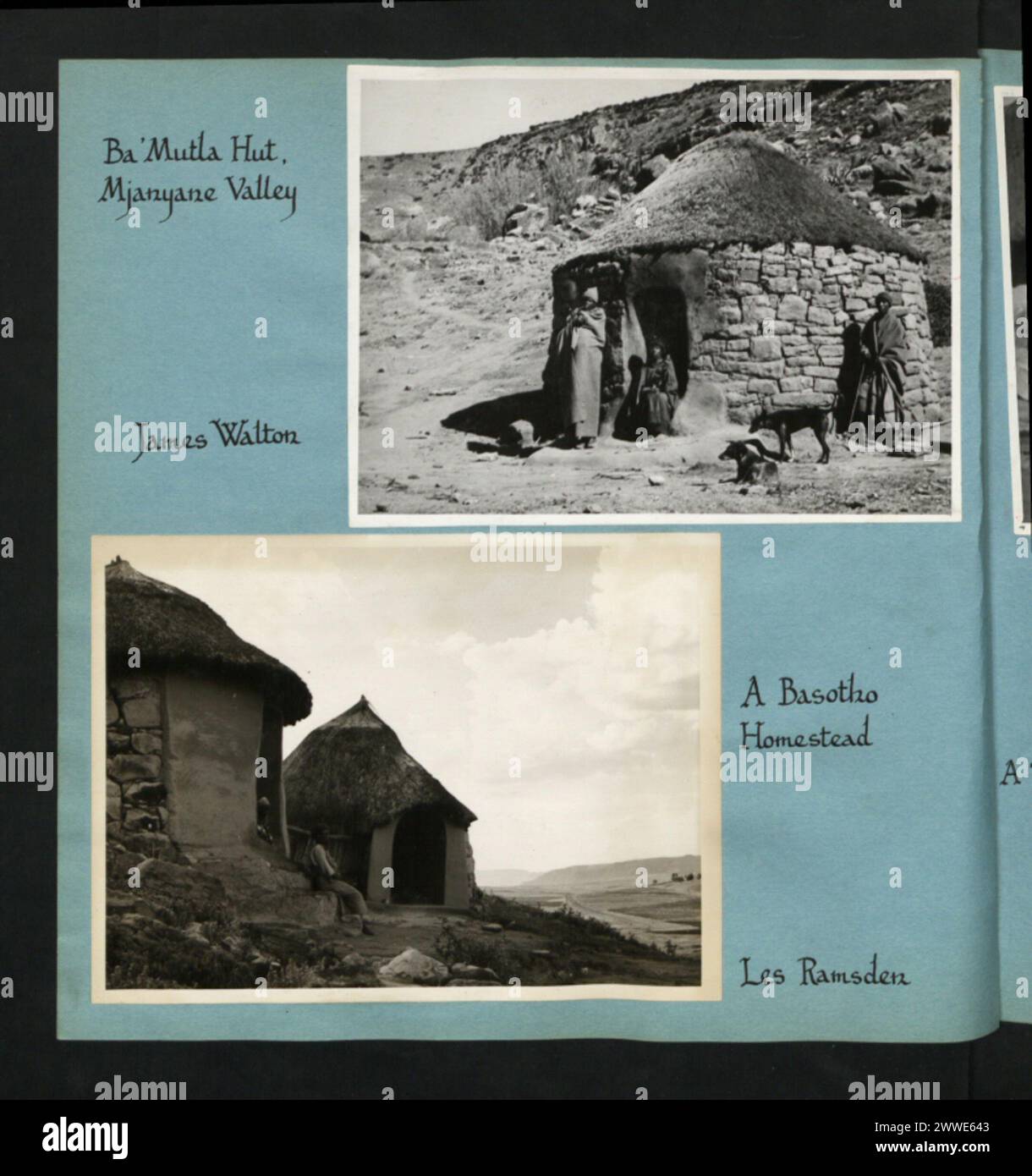 Description: Bafokeng Rock-Shelter Dwellings, Masoeling. James Walton ...