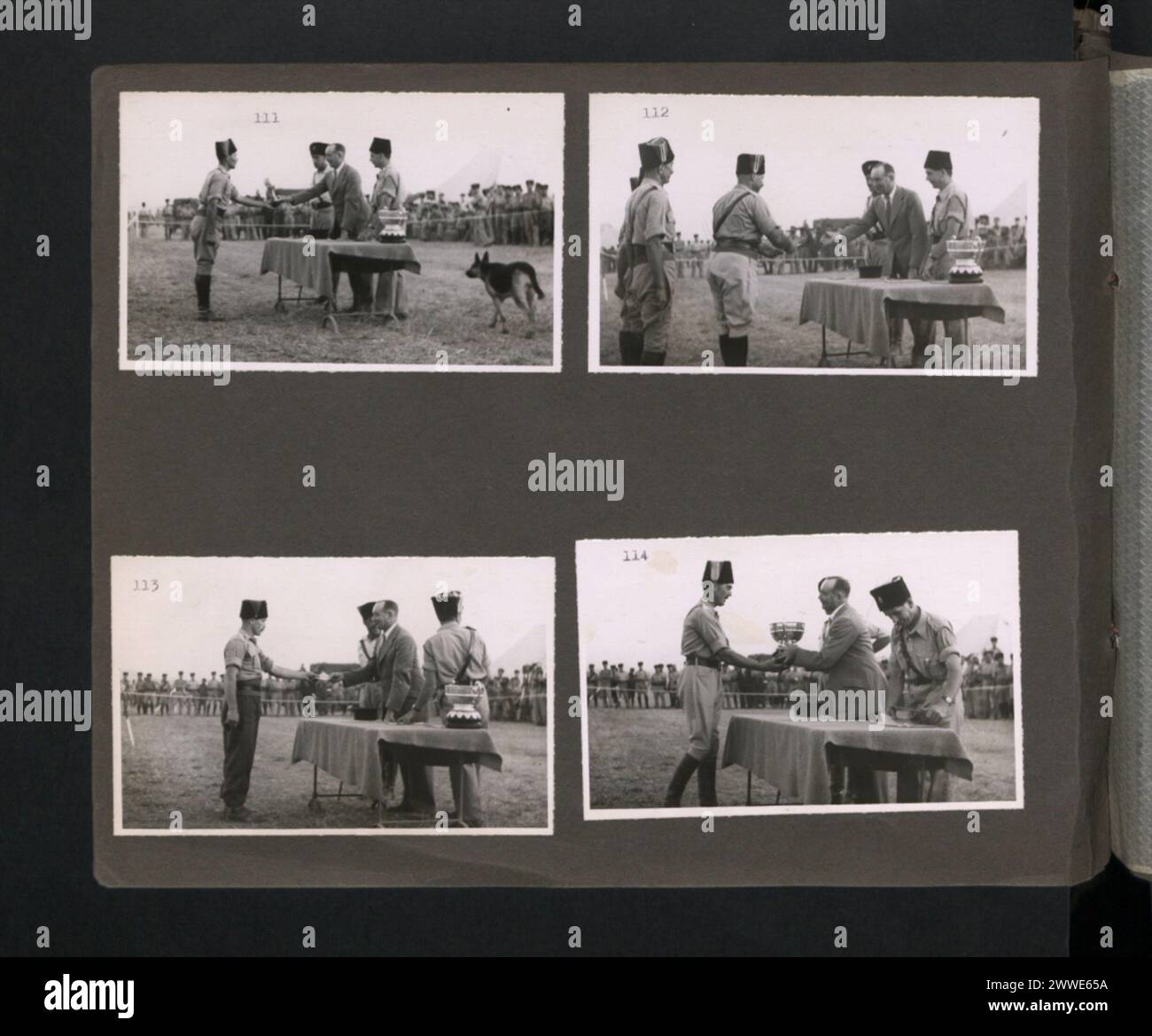 Description: Photographs of the Cavalry Regiment annual sports at ...