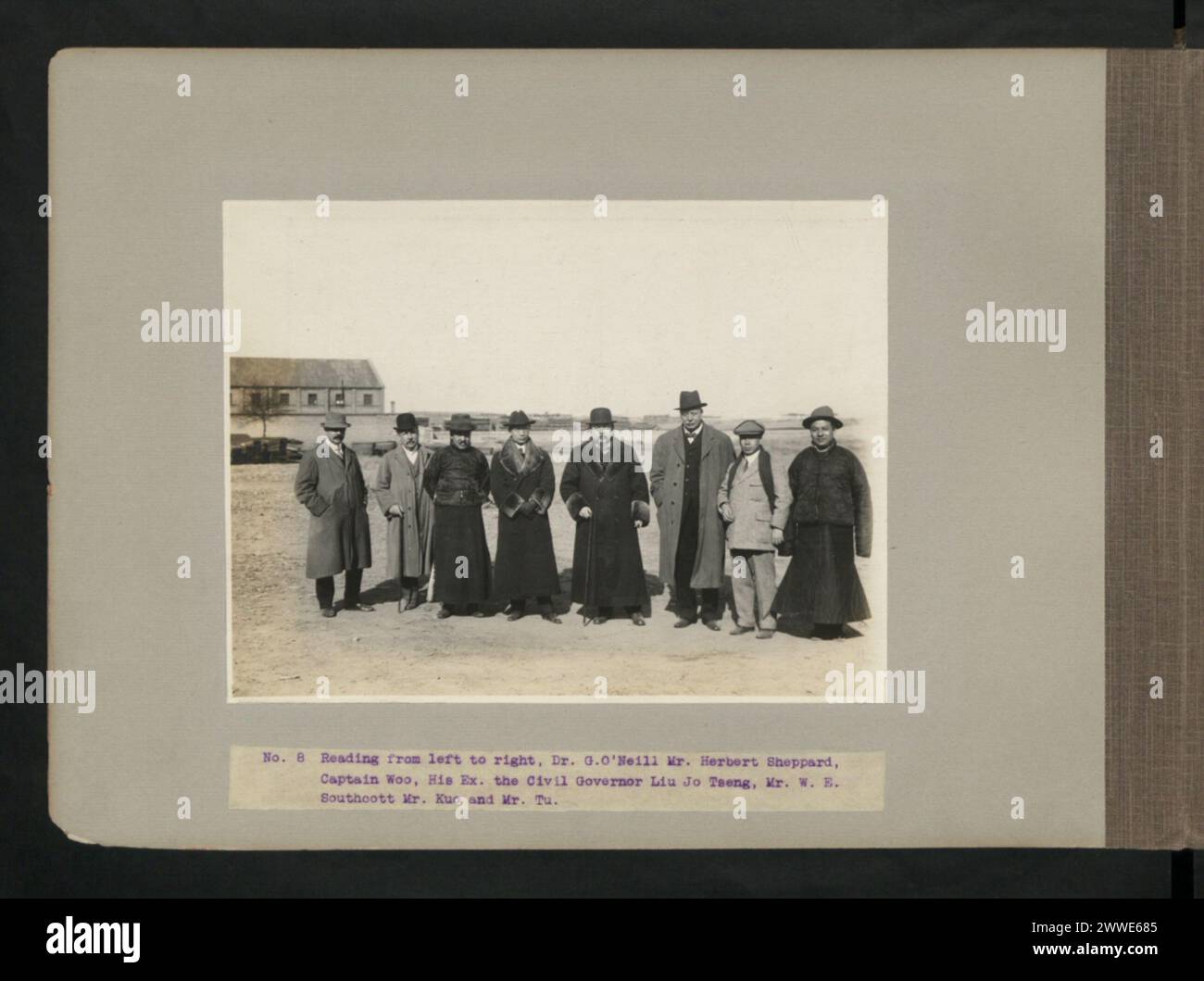 Description: Reading from left to right, Dr. G. O'Neill, Mr. Herbert ...