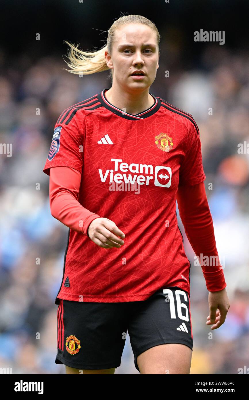 Lisa Naalsund of Manchester United Women, during the The FA Women's ...