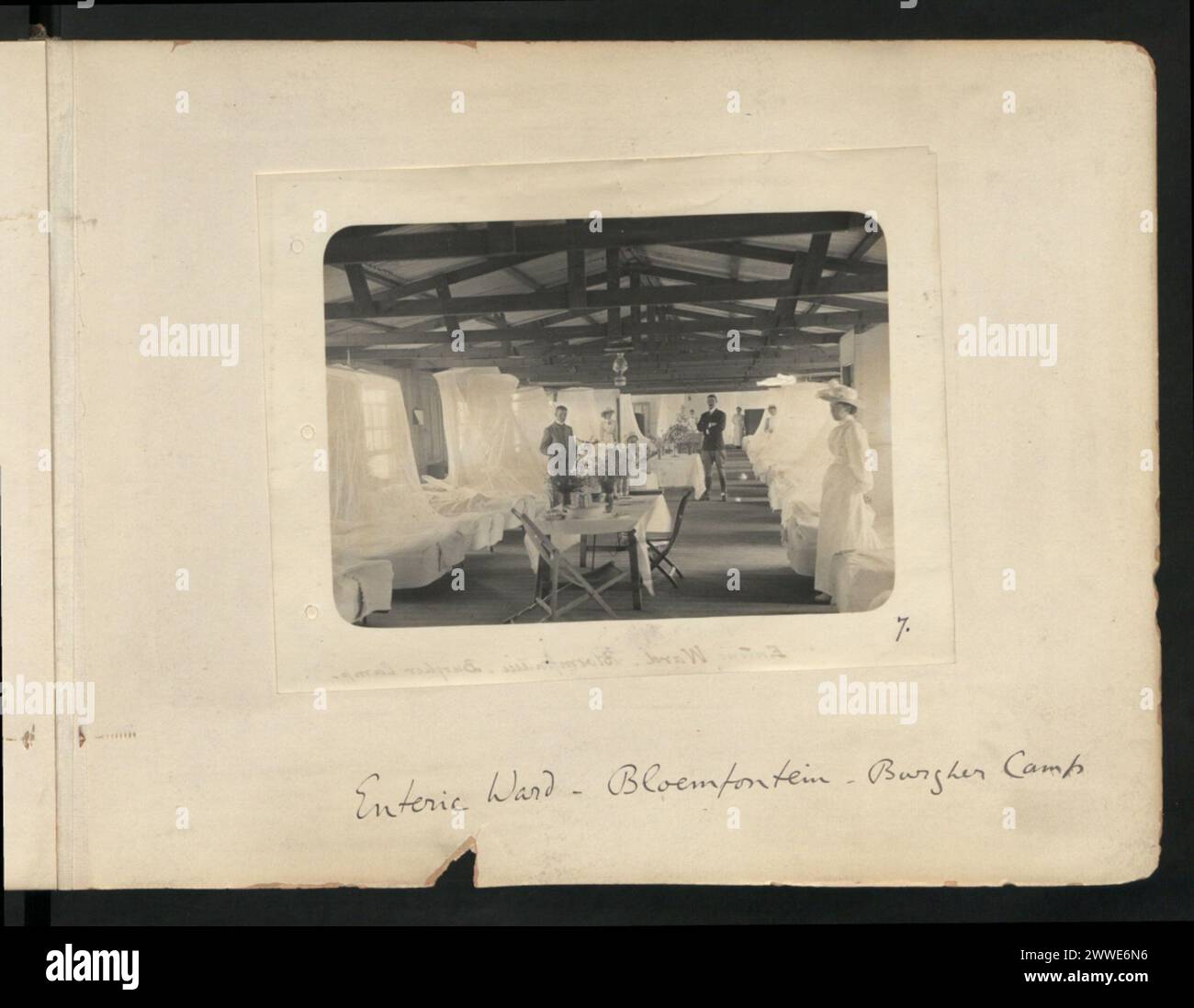 Description: Enteric Ward - Bloemfontein - Burgher Camp. Location ...