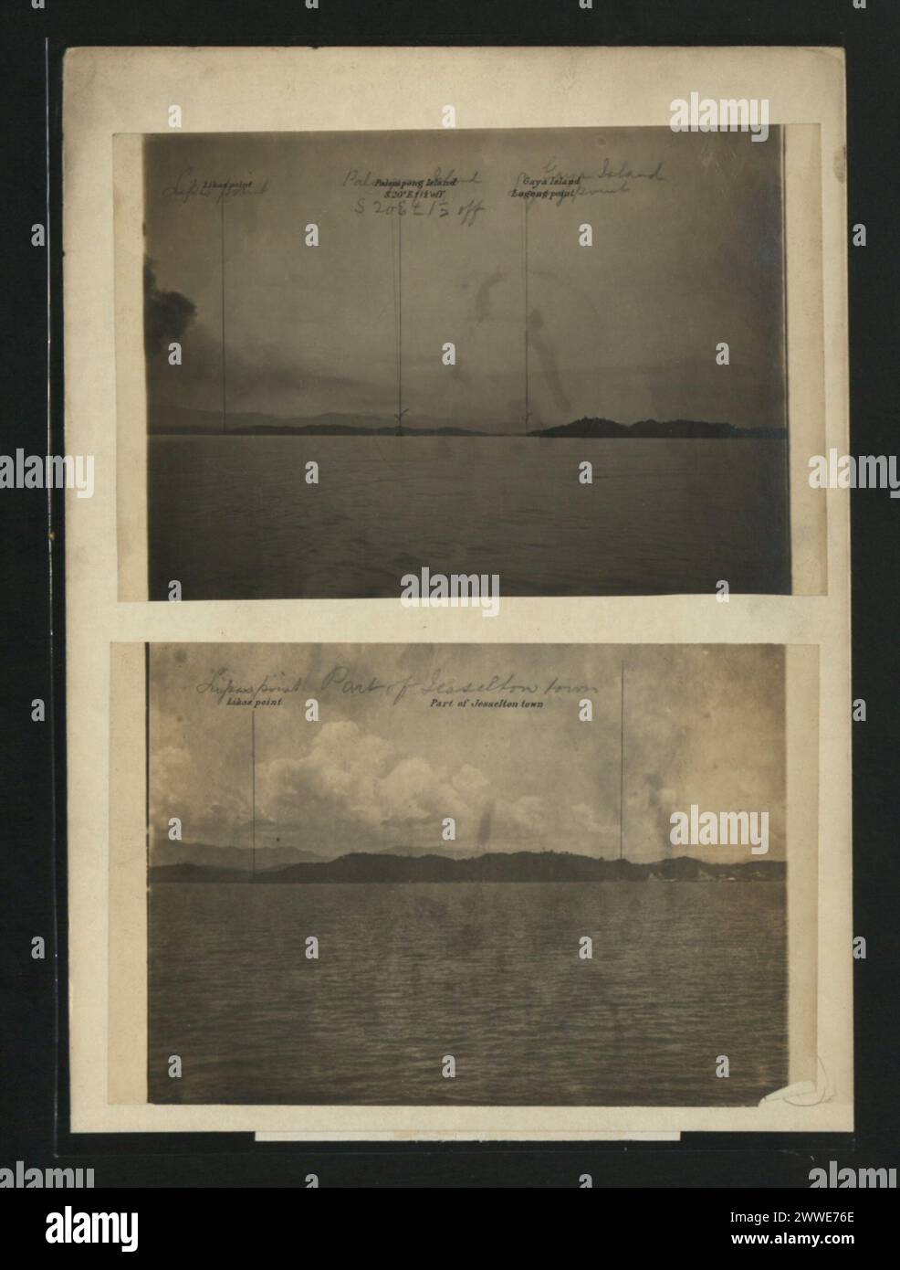 Description: Likas point. Palompong Island S20 E 1 1/2' off. Gaya ...