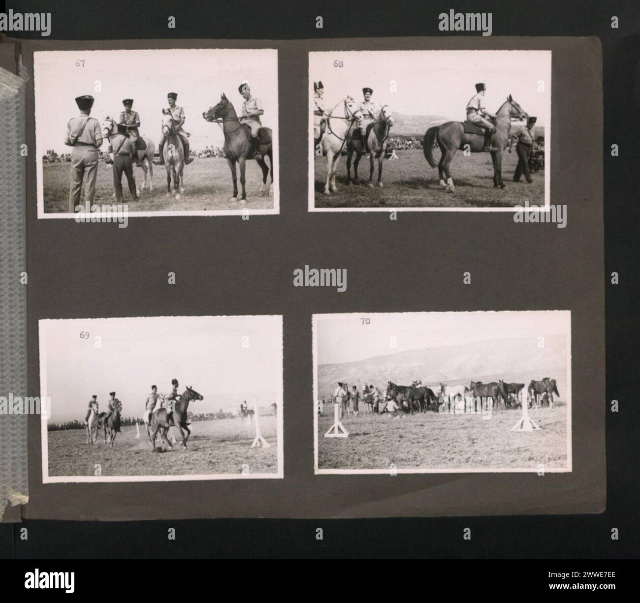 Description: Photographs of the Cavalry Regiment annual sports at Samakh, Palestine Location ...