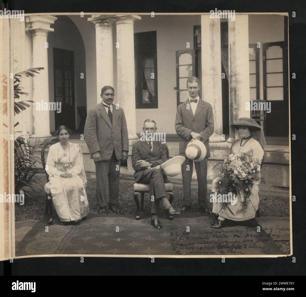 Description: H.E. Sir William Manning Governor of Ceylon at Richmond ...