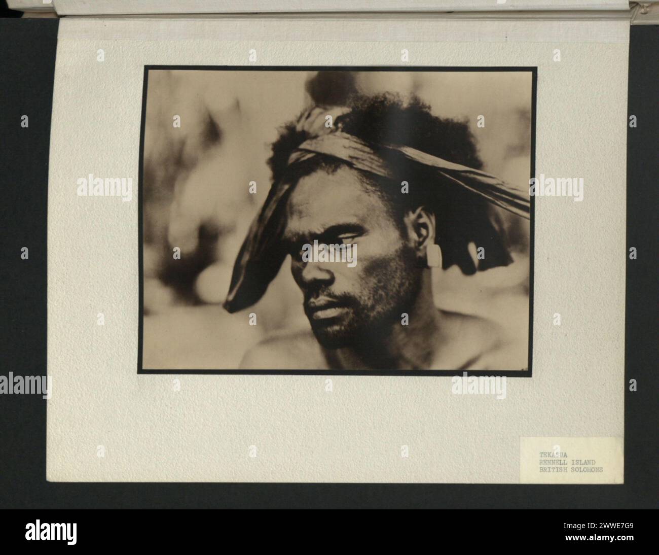 Description: Tekasua. Rennell Island. British Solomons Location ...