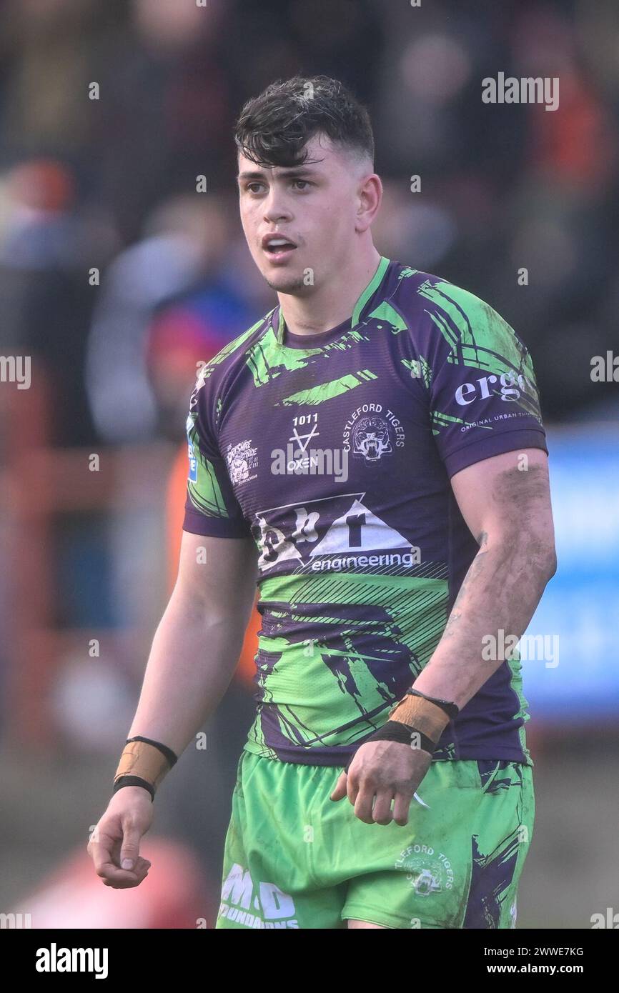 Cain Robb of Castleford Tigers during the Betfred Challenge Cup Sixth ...