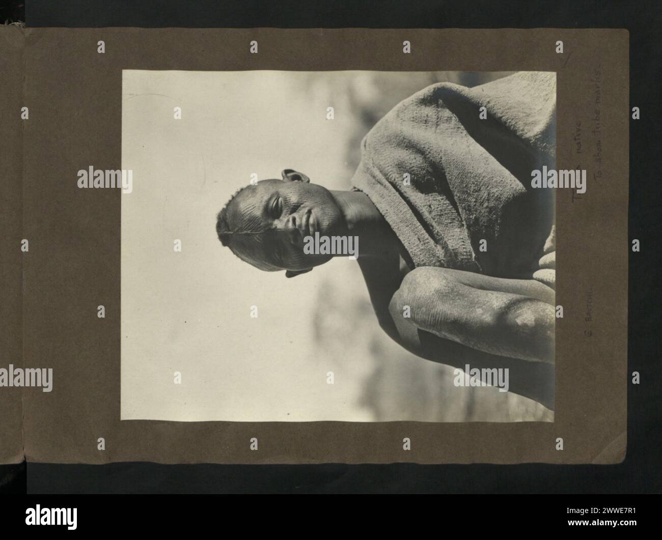 Description: E Bautchi. Terawa native to show tribe marks. Location ...