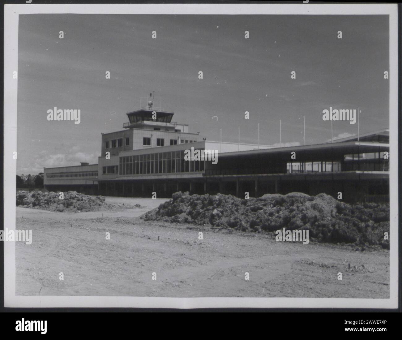 Description: Trinidad and Tobago. 'The new control tower at Piarco ...