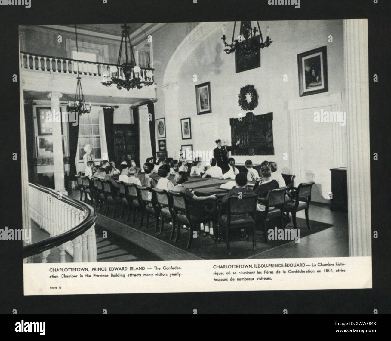 Photograph of the Confederation Chamber in the Province Building ...