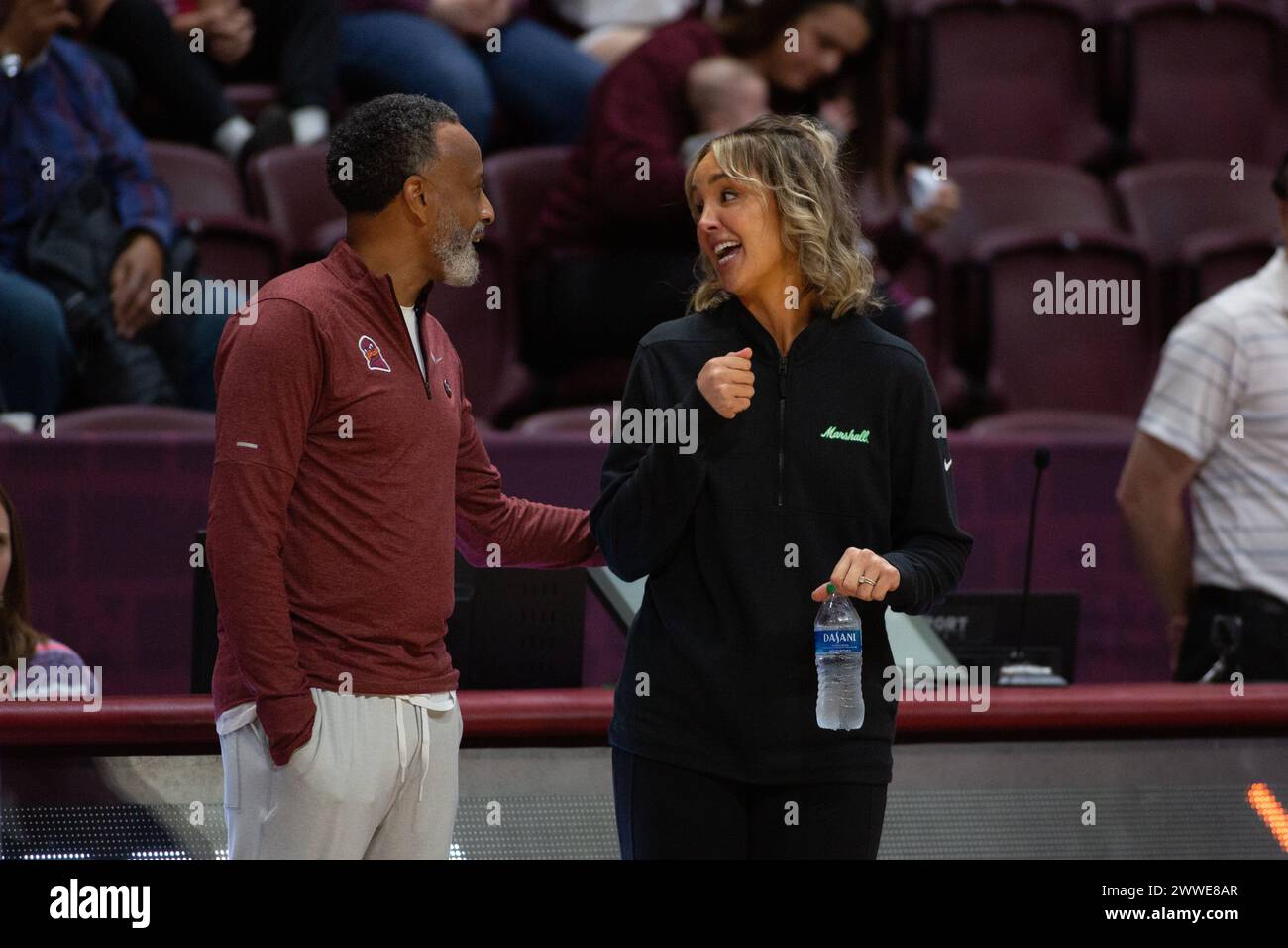 Blacksburg, VA, USA. 22nd Mar, 2024. Virginia Tech Hokies head coach ...