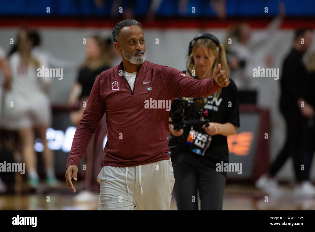 Blacksburg, VA, USA. 22nd Mar, 2024. Virginia Tech Hokies head coach ...