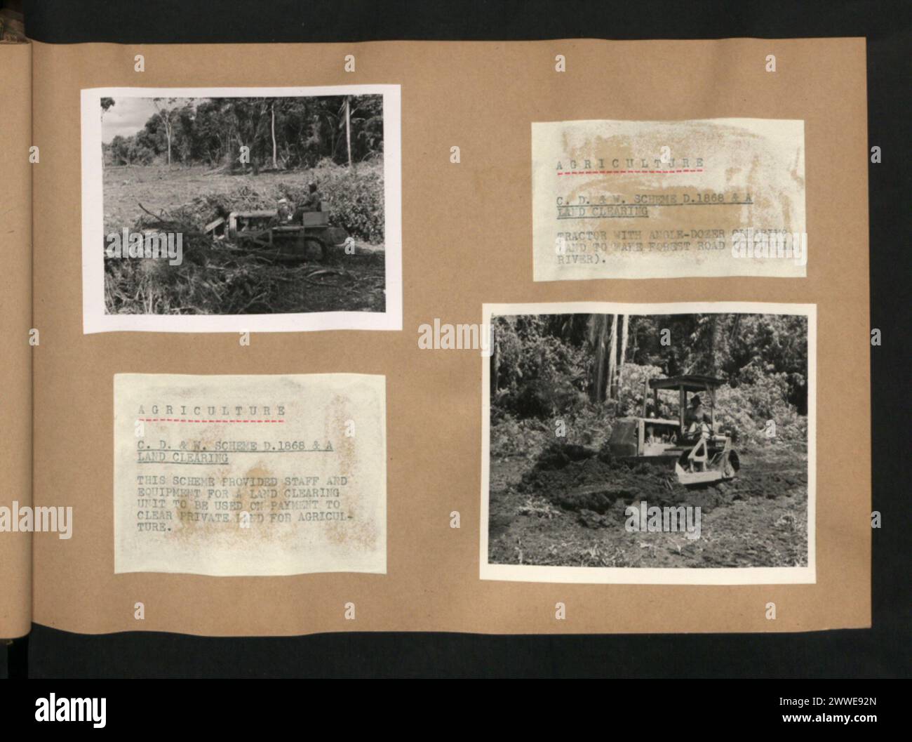 Description: Agriculture. C. D. & W. Scheme D.1868 & A. Land Clearing ...