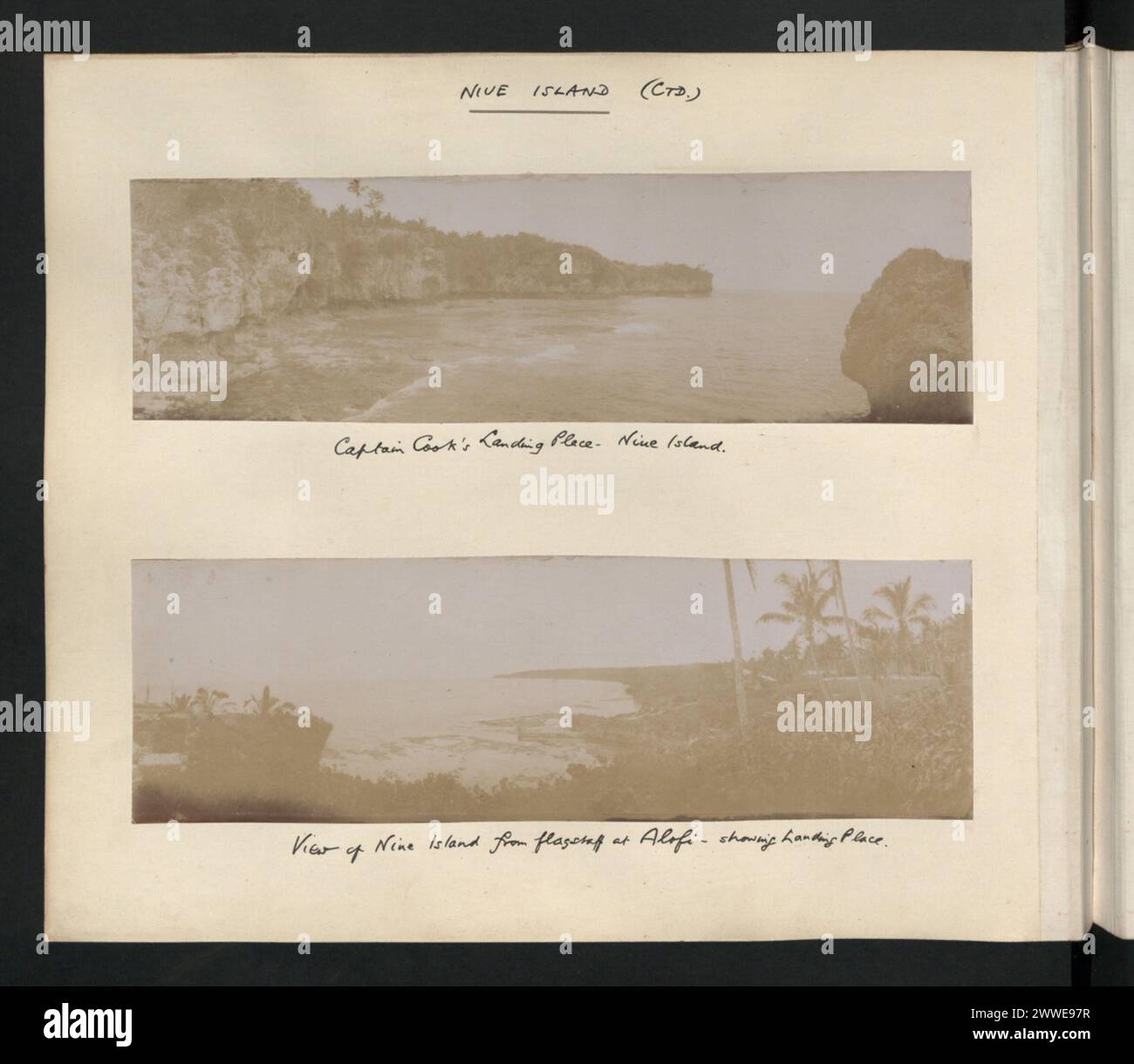 Description: Niue Island (CTD.). Captain Cook's Landing Place - Niue ...