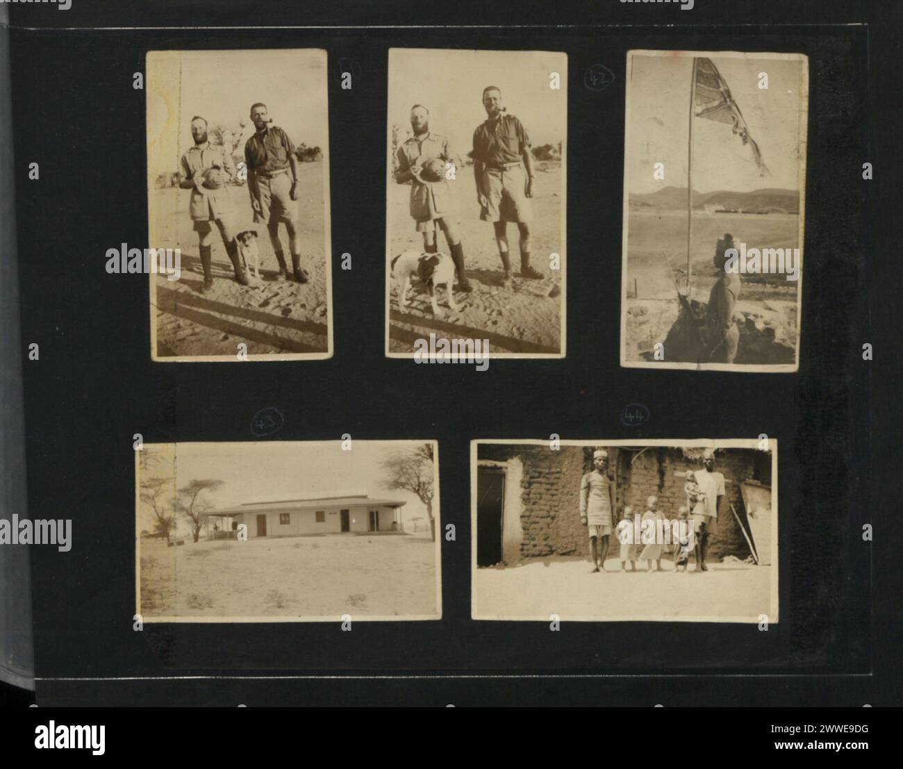 Photograph in Nyasaland and Somaliland in 1922 showing Lieutenant K.G ...