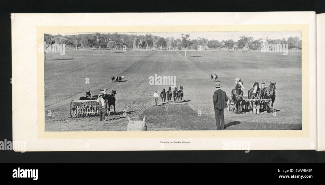 Description: Farming at Dookie College. Location: Victoria, Australia ...