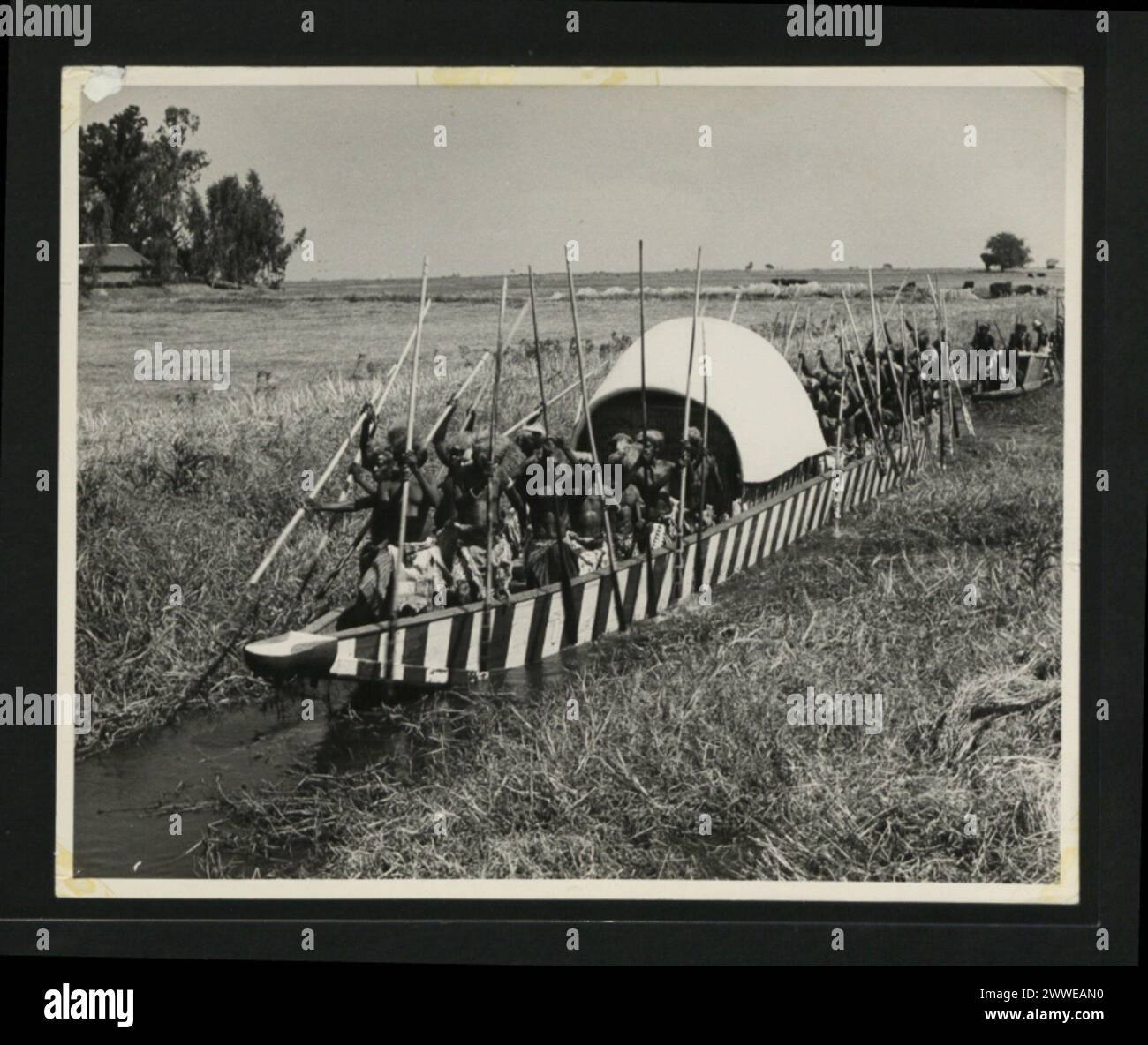Description: The Paramount Chiefi Royal Barge Barotse Protectorate ...