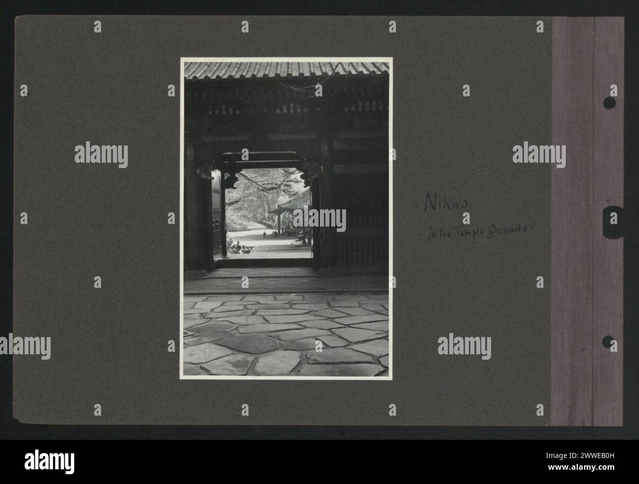 Description: Nikko. In the Temple Grounds. Location: Nikko, Japan Date: 1935-1936 japan, asia ...