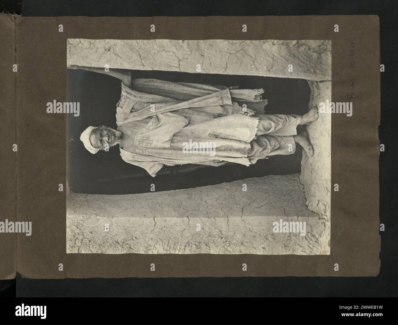 Description: A Falani builder. Location: Nigeria Date: c1920-1929 ...