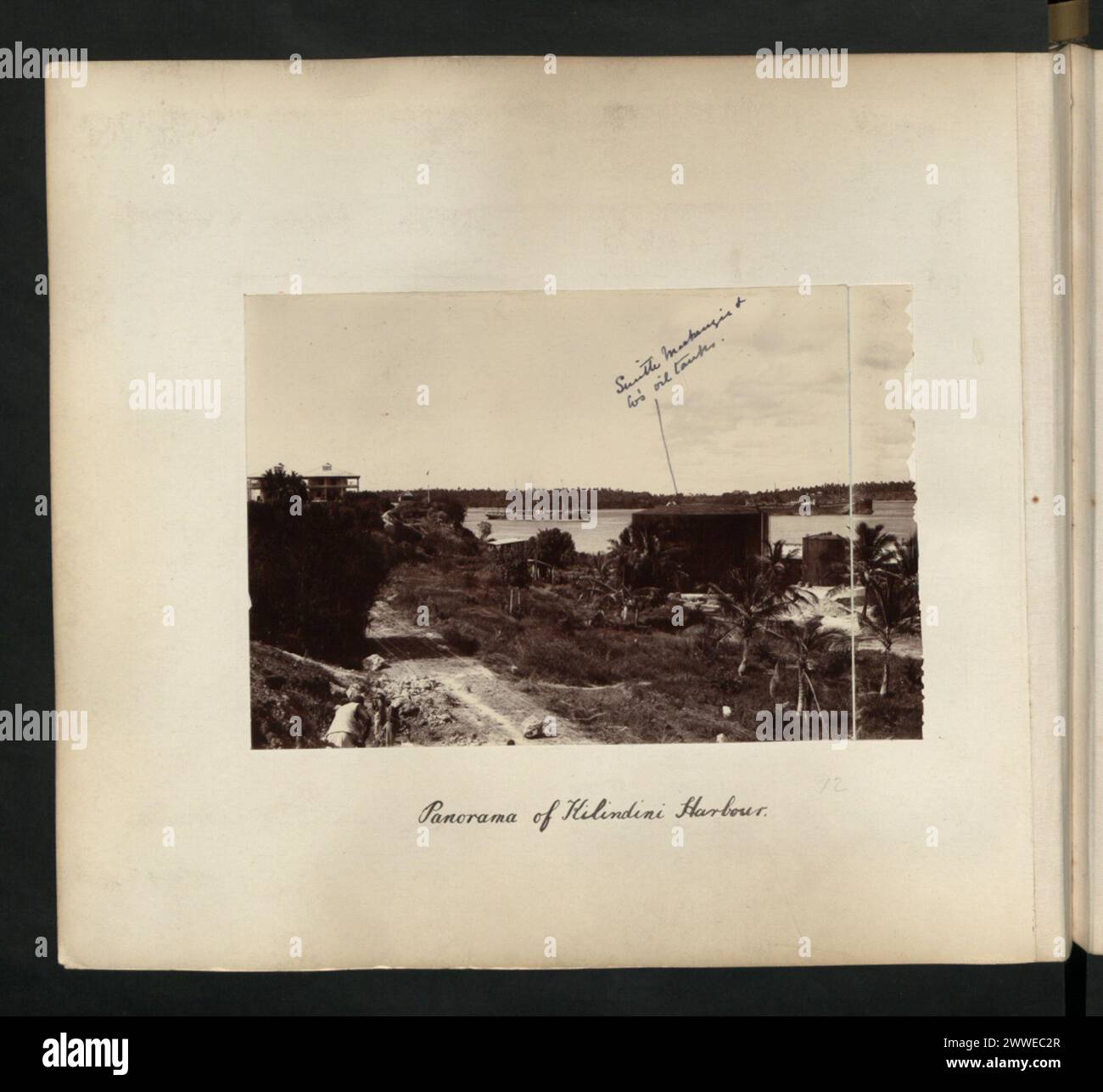 Description: Smith Mackenzie & his oil tanks. Panorama of Kilindini ...