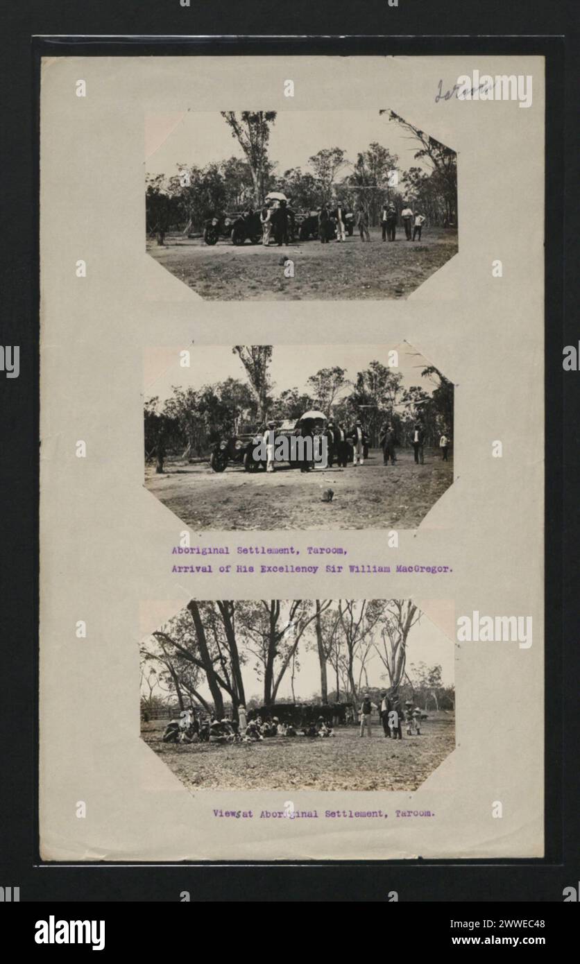Description: Taroom. Aboriginal Settlement, Taroom, Arrival of His ...