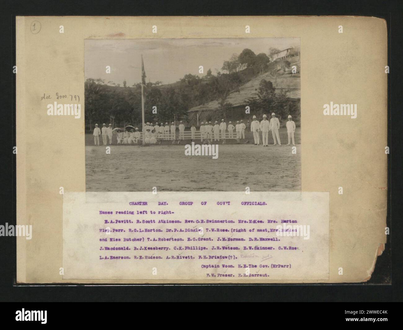 On Charter Day in Borneo, a group of government officials gathered for ...
