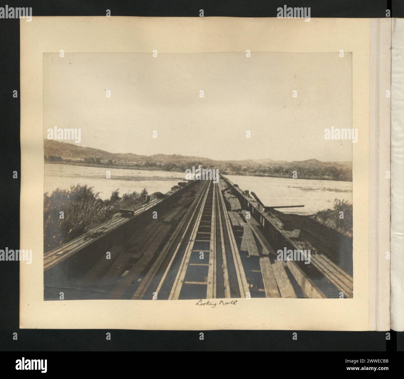 Description: Looking north [construction of Zui Zui bridge] Date: c.1920 bridge, railway, africa ...
