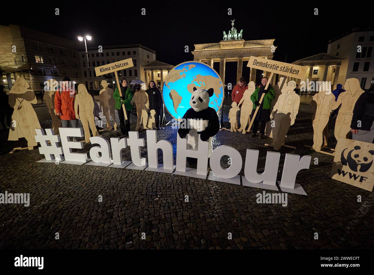 Berlin, International. 23rd Mar, 2024. Members of the environmental ...