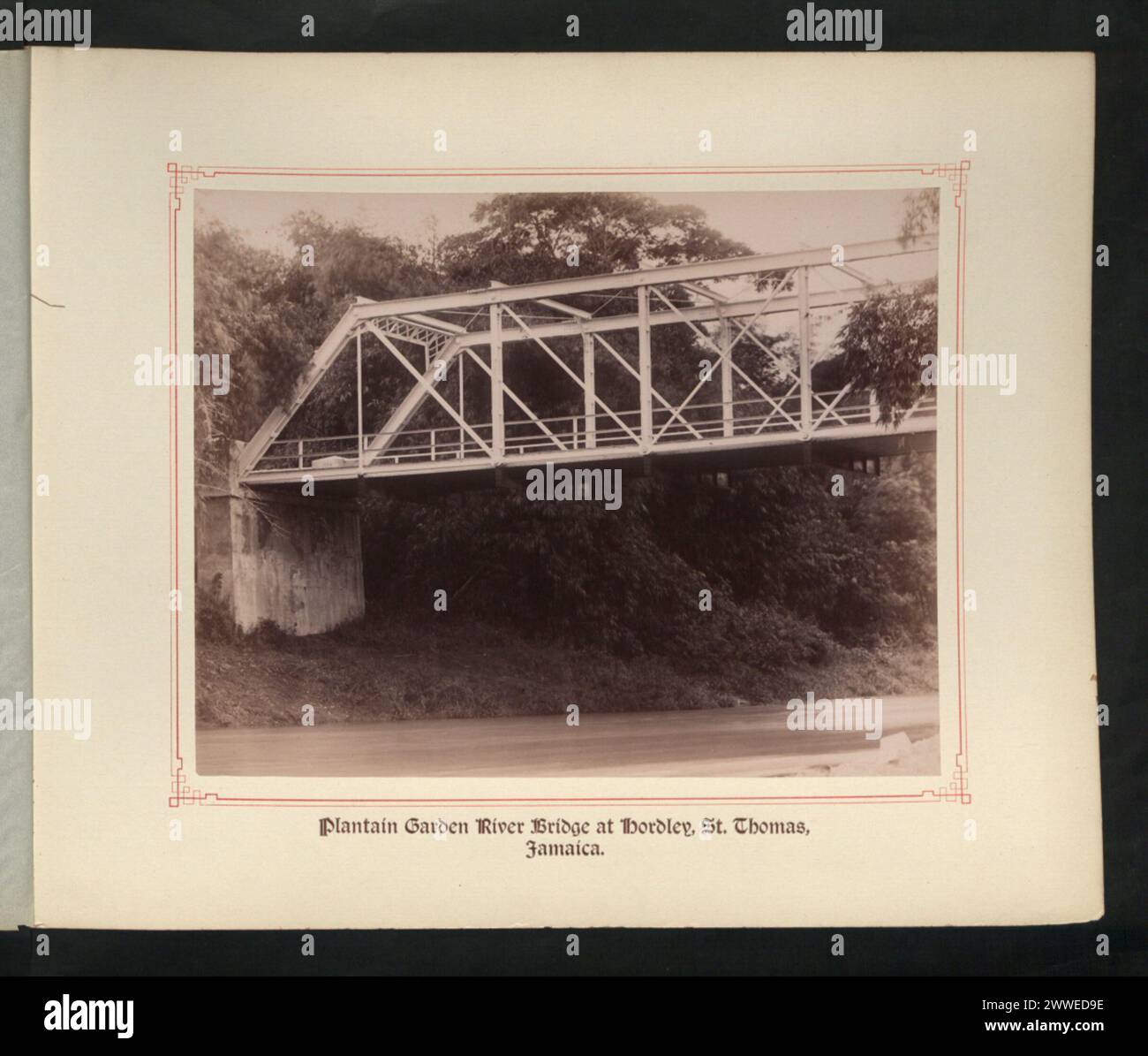 Description: Plantain Garden River Bridge, at Bordley, St. Thomas ...