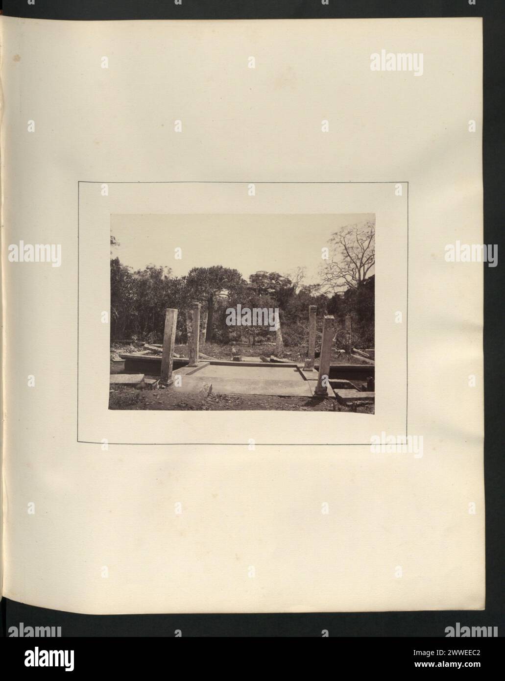 A stone landing connecting two platforms of the fourth Pavilion at the ...