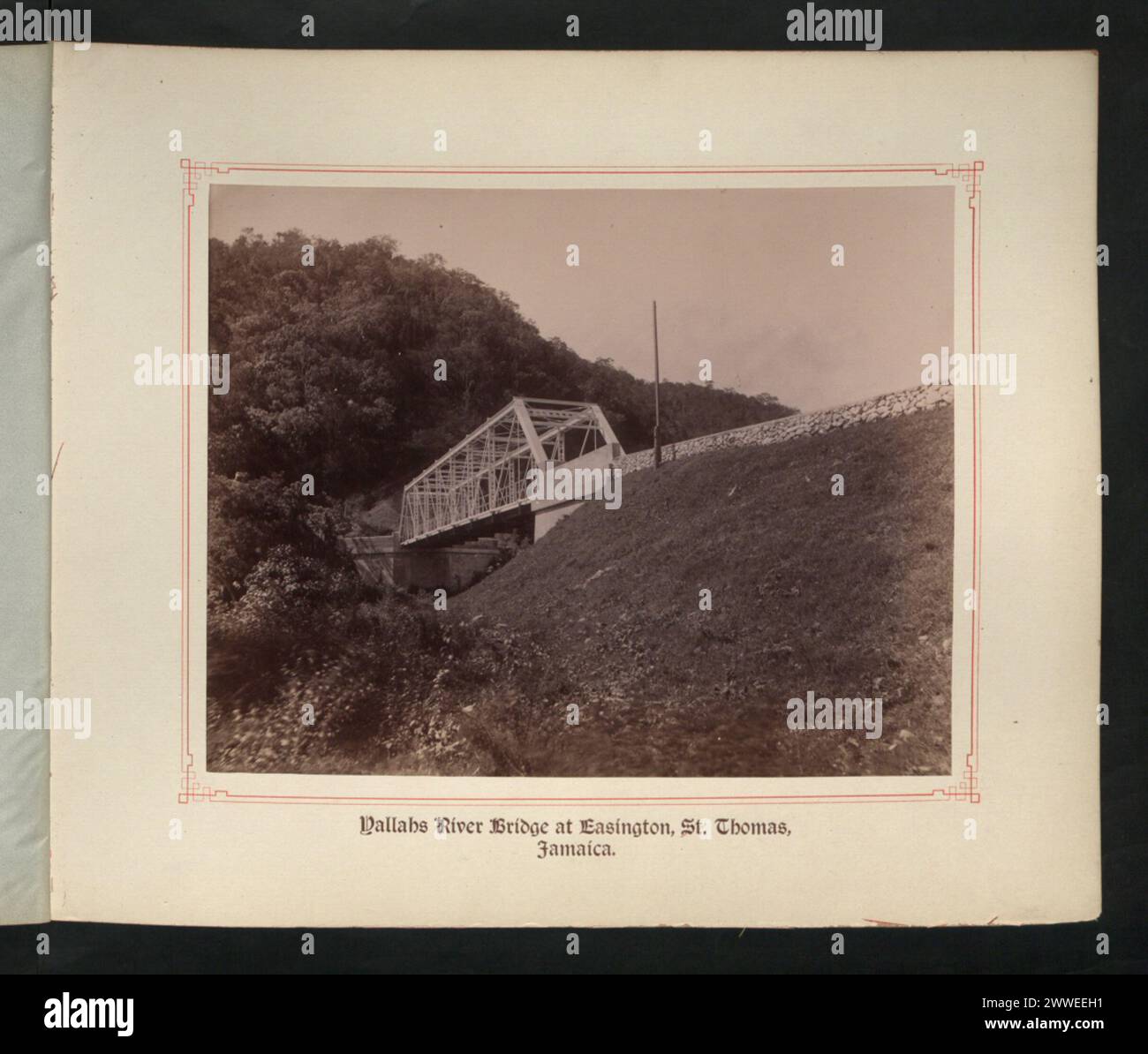 Description: Yallahs River Bridge, at Easington, St. Thomas, Jamaica ...