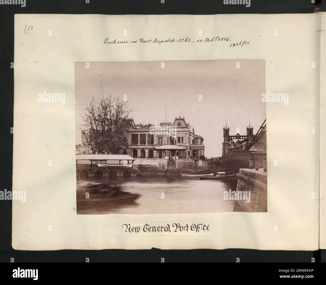 Description: New General Post Office. Location: Malaya Date: 1860-1900 ...