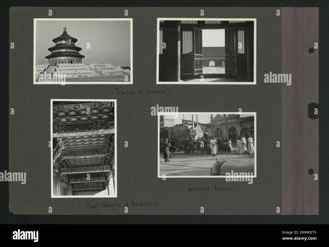 Description: Temple of Heaven. Location: Peiping, China Date: 1935-1936 ...